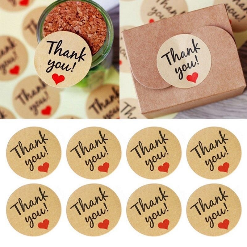 Jual Stiker tulisan Thank You isi 60pcs | Shopee Indonesia