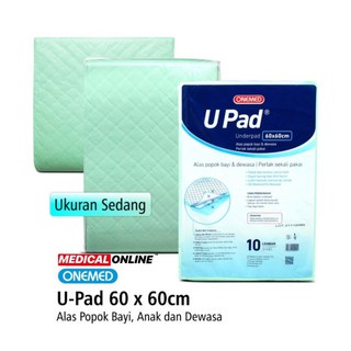Jual Upad Onemed 60x60 cm Underpad perlak alas pipis alas kandang alas ...