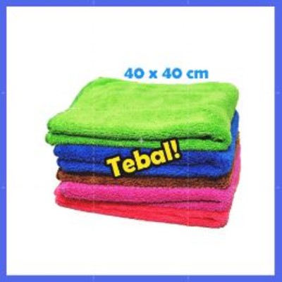 Jual Kain Lap Microfiber 40 x 40 cm - Bahan Tebal - Lap Mikrofiber ...