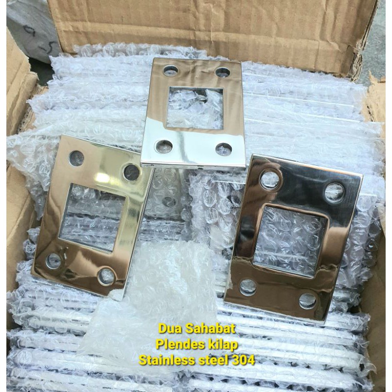 Jual PLENDES TATAKAN SEPATU POST BASE TIANG RAILING HOLLOW 4X4 ...