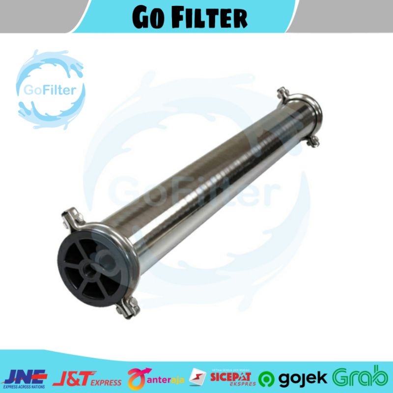 Jual Housing Membran Membrane Stainless Steel SS Reverse osmosis RO 4040 2000 GPD | Shopee Indonesia
