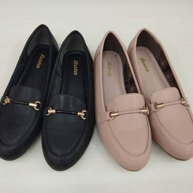Jual Sepatu BATA ORIGINAL WANITA MODEL FLAT WARNA HITAM DAN PINK ...