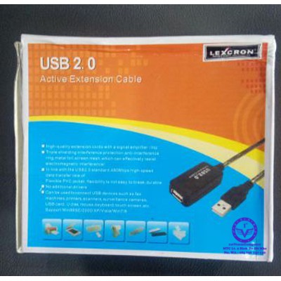 Jual CABLE PERPANJANGAN 10M USB 2.0 BOOSTER (BOX) LEXCRON / CAB50-LEX ...