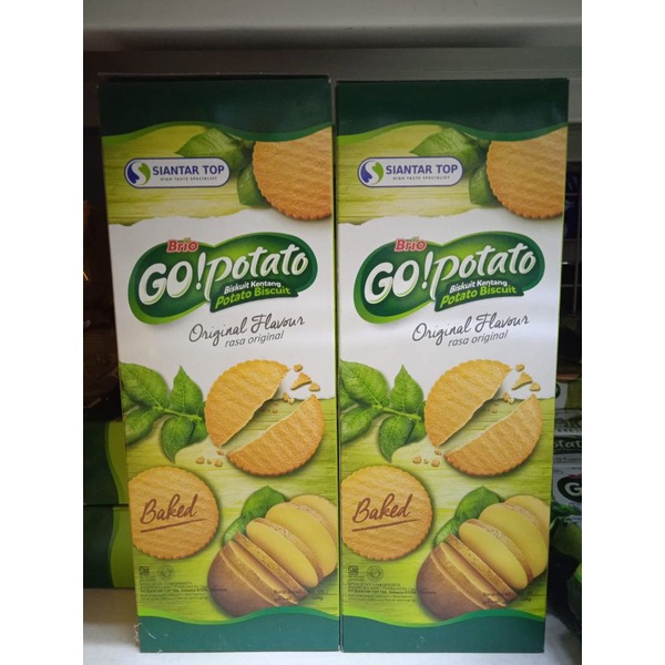 Jual Go Potato Biskuit Kentang Rasa Original 104 Gram | Shopee Indonesia