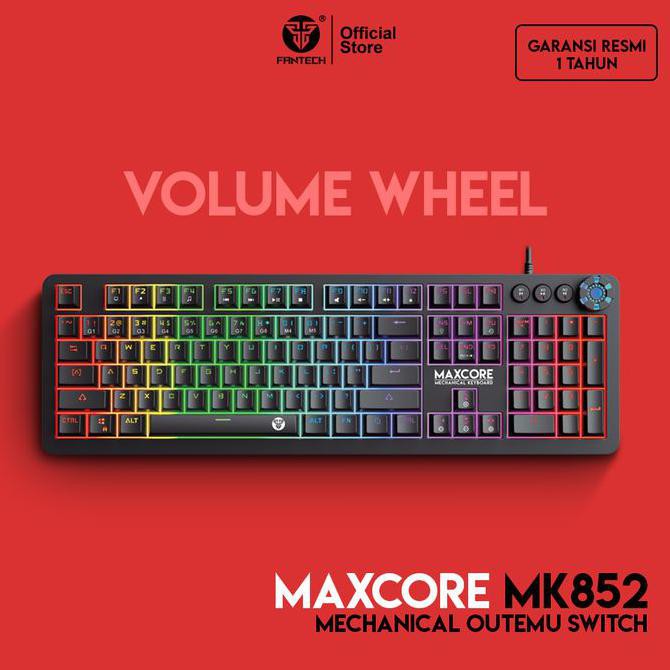 Jual Fantech MAXCORE MK852 Keyboard Mechanical - brown switch | Shopee ...