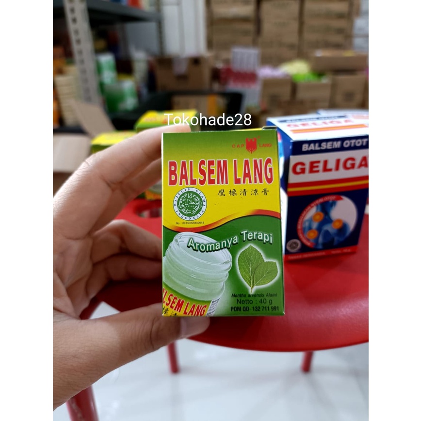 Jual Balsem Otot GELIGA Balsem Aktiv Balsem Lang 10gr 20gr 40gr Balsem ...