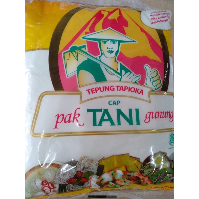 Jual cs01477 Tepung Tapioka Sagu Cap Pak Tani Gunung Da01D100 | Shopee ...