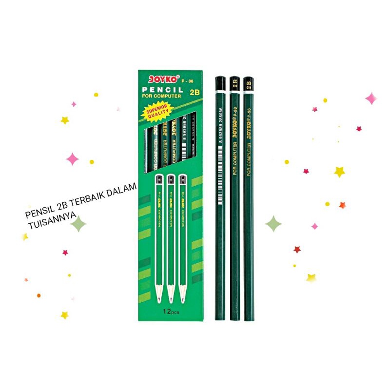 Jual pensil 2B harga untuk 12(pcs) | Shopee Indonesia