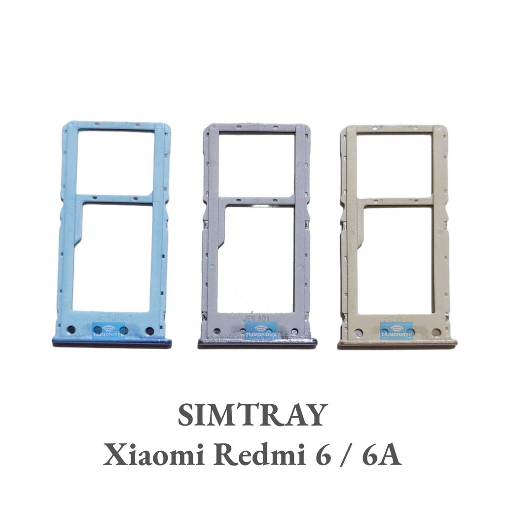 Jual Simtray Sim Tray Simlock Sim Xiaomi Redmi 6 6A Single Sim | Shopee ...