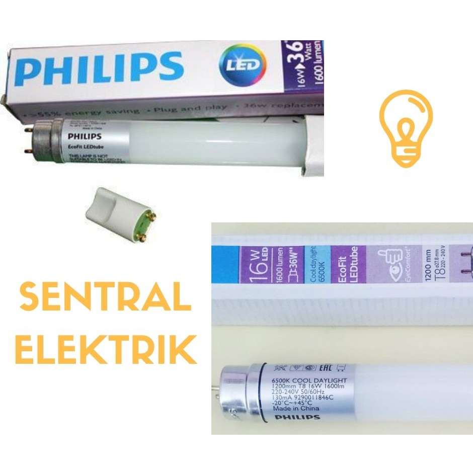 Jual TL LED bulb ecofit 16 watt 16w PHILIPS setara 36 watt tlled ...