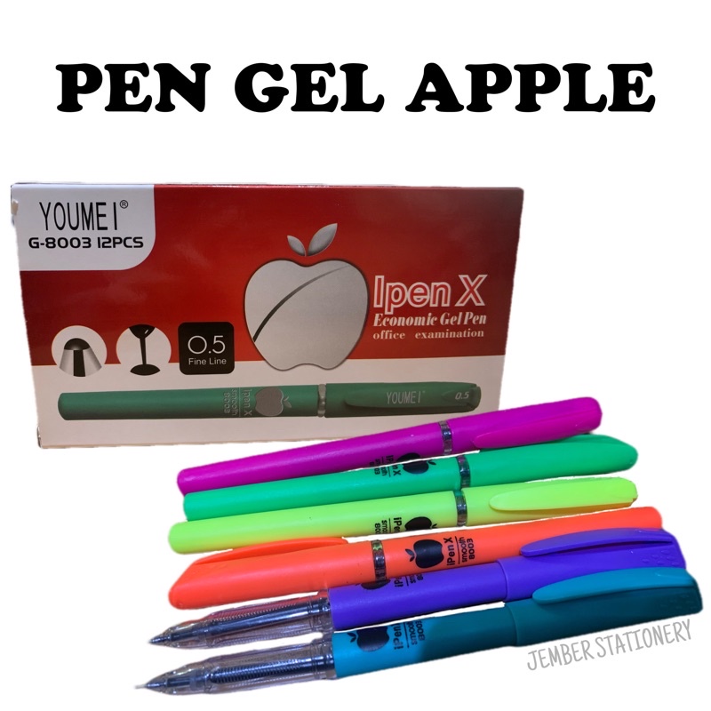 Jual (12pcs) Pen Gel Apple / Ipen | Shopee Indonesia