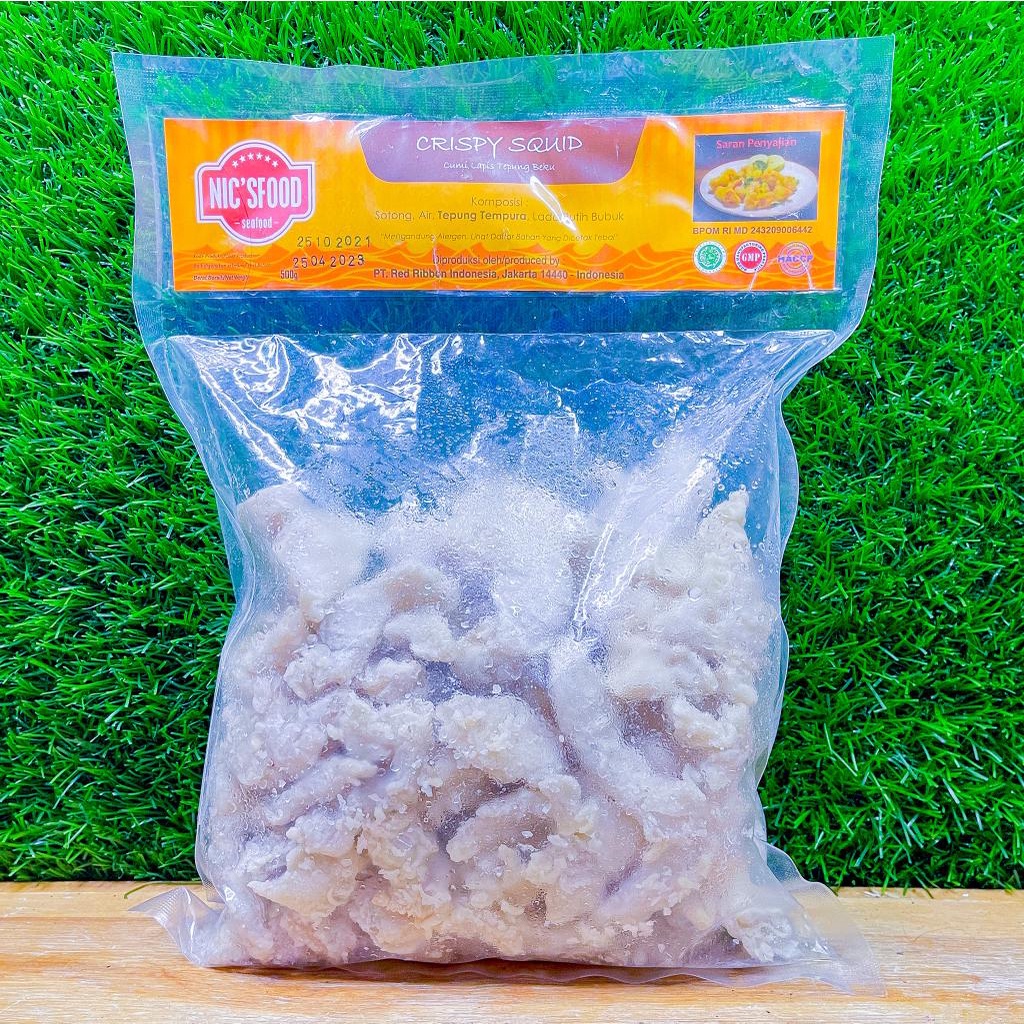 Jual Cumi Crispy Squid Frozen 500 Gram / Cumi Balut Tepung / Halal ...