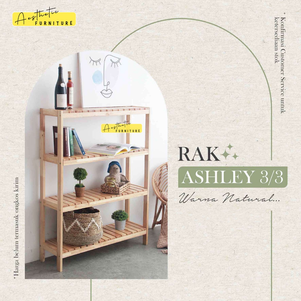 Jual Rak Laci Perabot Lemari Mebel Estetik - Rak Serba Guna Ashley 3 ...
