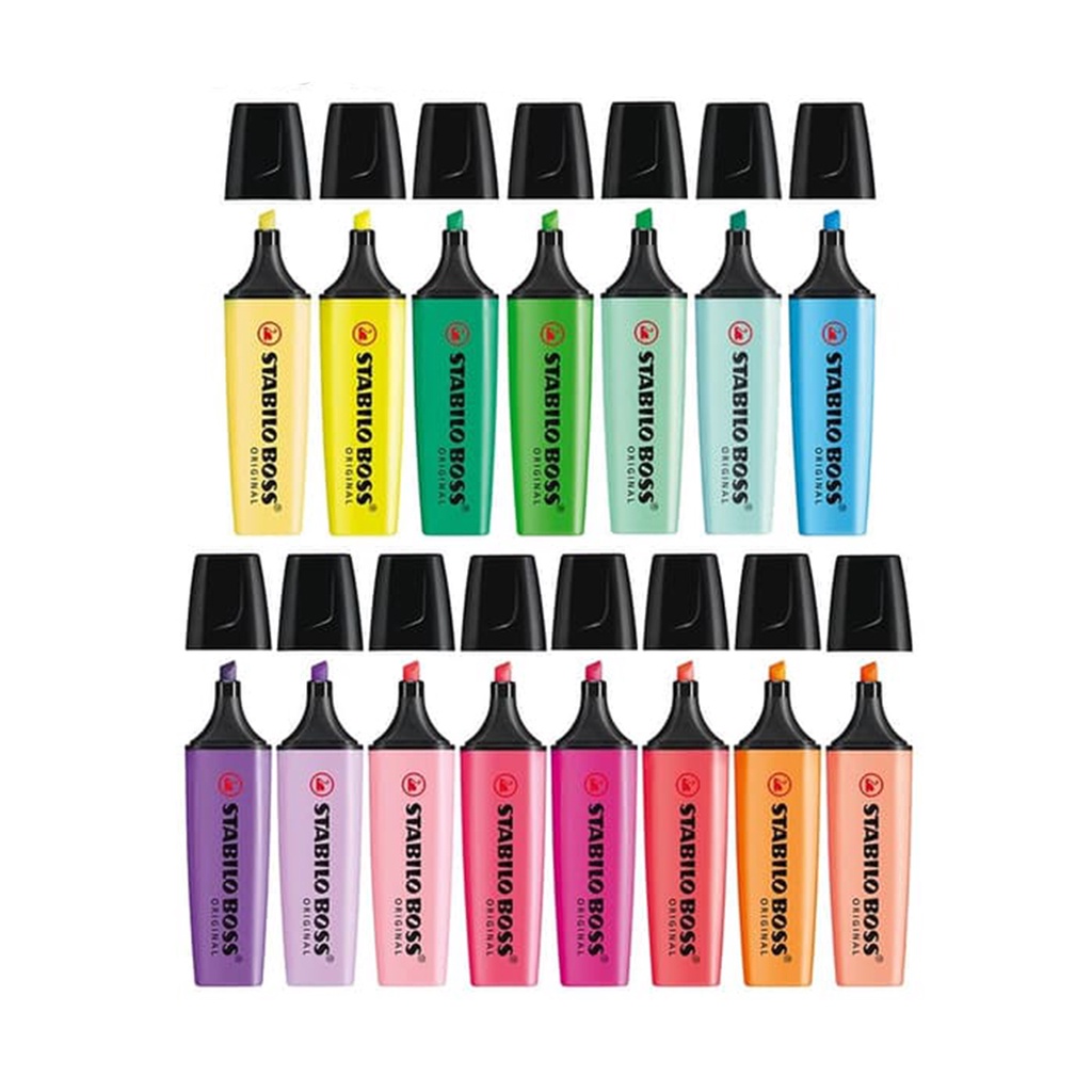 Jual STABILO - STABILO BOSS / PENANDA KATA / HIGHLIGHTER VARIAN WARNA | Shopee Indonesia