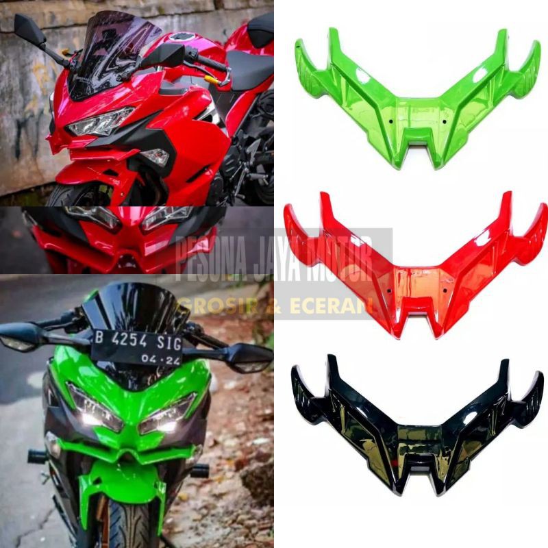 Jual Winglet Ninja 250 Fi New 2018-2019 Model Ninja 300 Bahan ABS ...