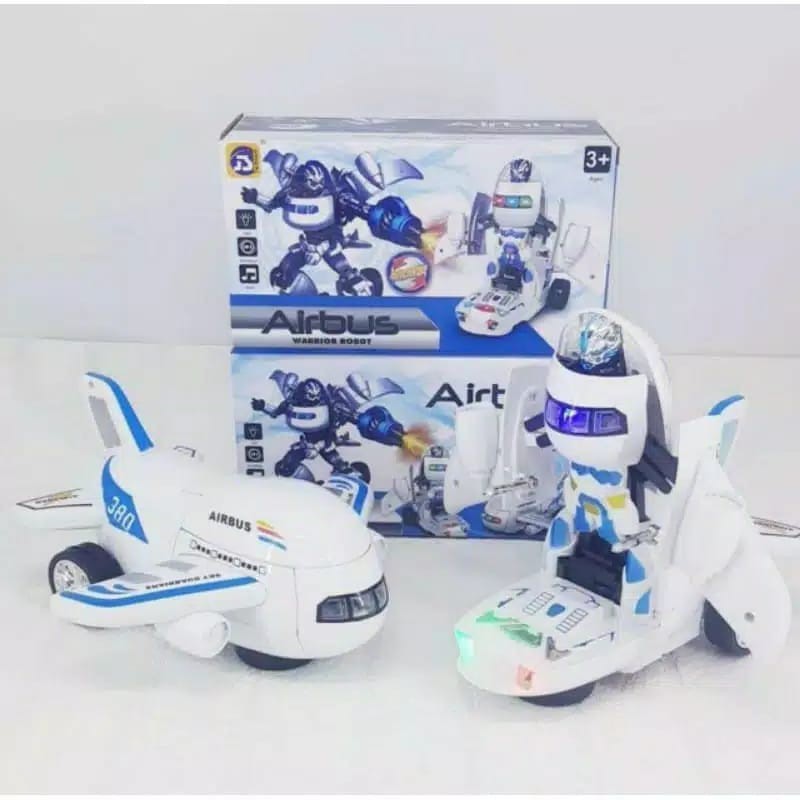 Jual RC PESAWAT HELICOPTER READY ROBOT TRANSFORMER AIRBUS 2 IN 1 ...