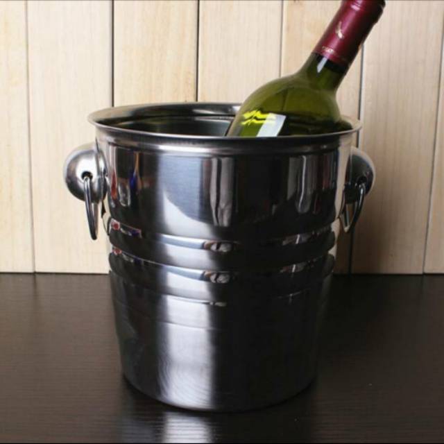 Jual Ember ice 3.0Lt 7.0Lt / es champagne wine bucket stainless tebal ...