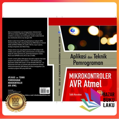 Jual BUKU Aplikasi dan Teknik Pemrograman Mikrokontroler AVR Atmel ...