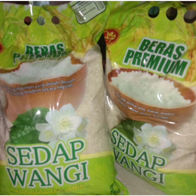 Jual beras premium sedap wangi 5kg | Shopee Indonesia