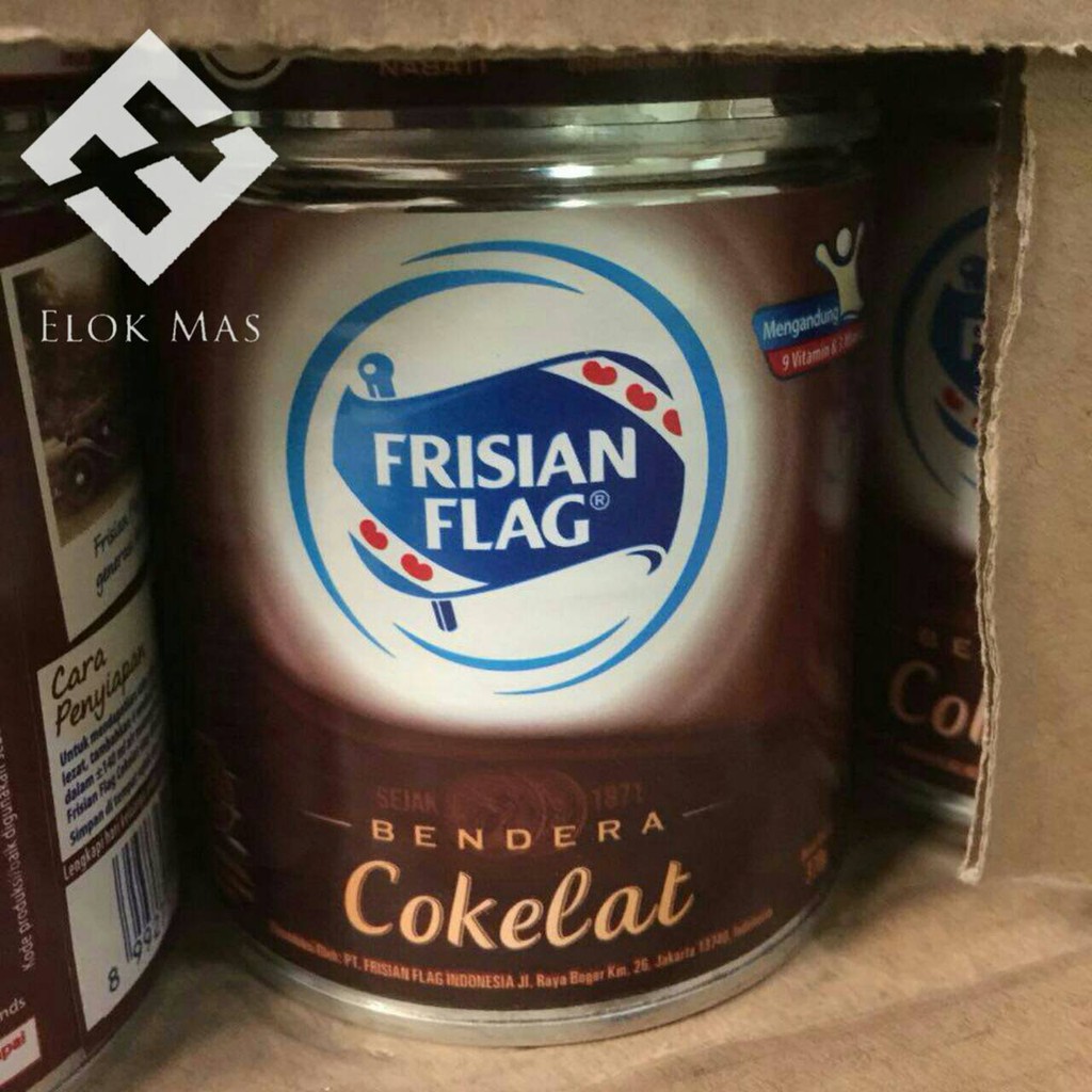 Jual SKM Susu Kental Manis Kaleng Bendera Frisian Flag COKLAT / COKELAT ...