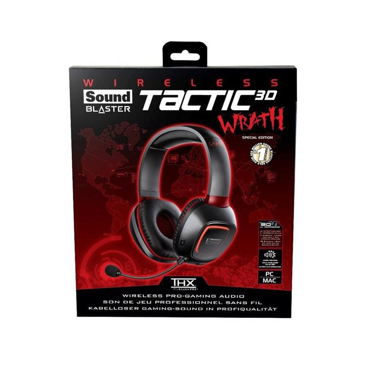 Jual Creative Sound Blaster Tactic 3D Wrath Wireless Gaming Headset | Shopee Indonesia