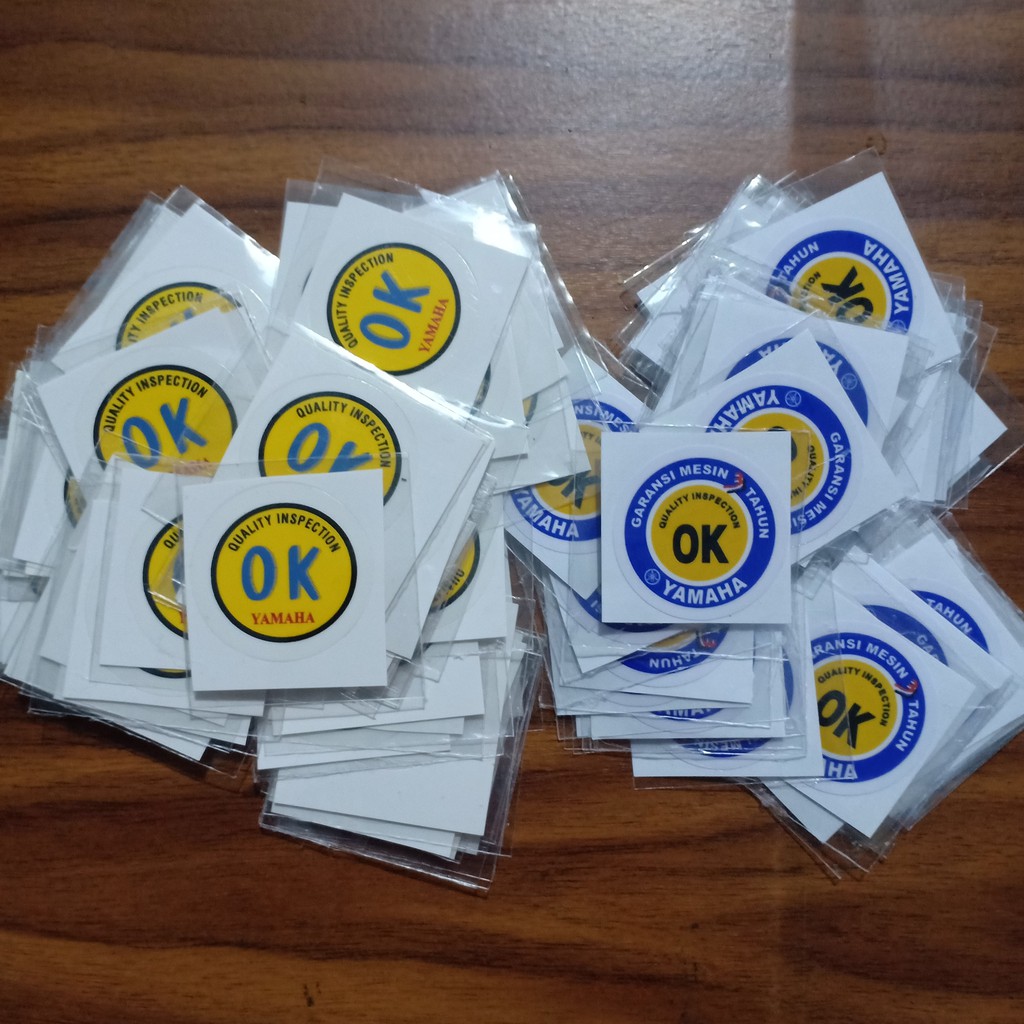Jual Sticker OK oke Yamaha original quality inspection | Shopee Indonesia
