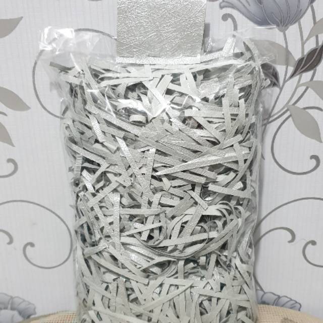 Jual Kertas Potongan/Packing Exclusive Kertas Baru Fancy Emboss Silver ...