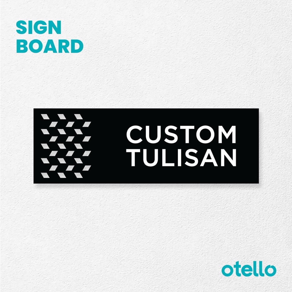 Jual Sign Acrylic Custom Tulisan Akrilik Signage Board Print Nama ...