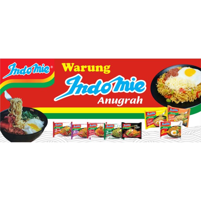 Jual SPANDUK BANNER WARUNG INDOMIE | Shopee Indonesia
