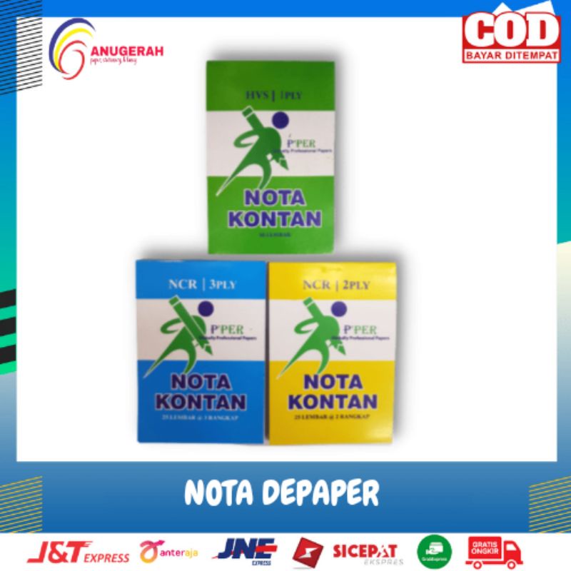Jual NOTA DE'PAPER 1PLY/2PLY (PCS) | Shopee Indonesia