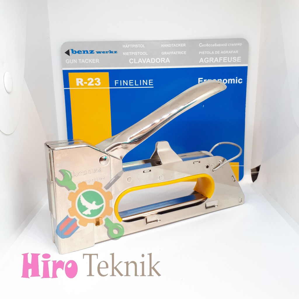 Jual Staples Gun BENZ WERKZ - Gun Tacker / Handtacker R-23 FINELINE ...