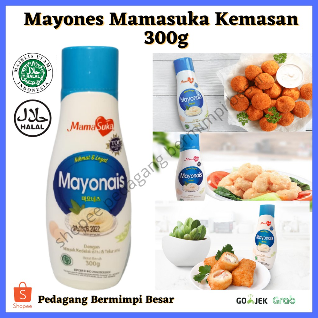 Jual Mamasuka Mayones Kemasan 300g Halal/ Mayonnaise/ Mayones ...