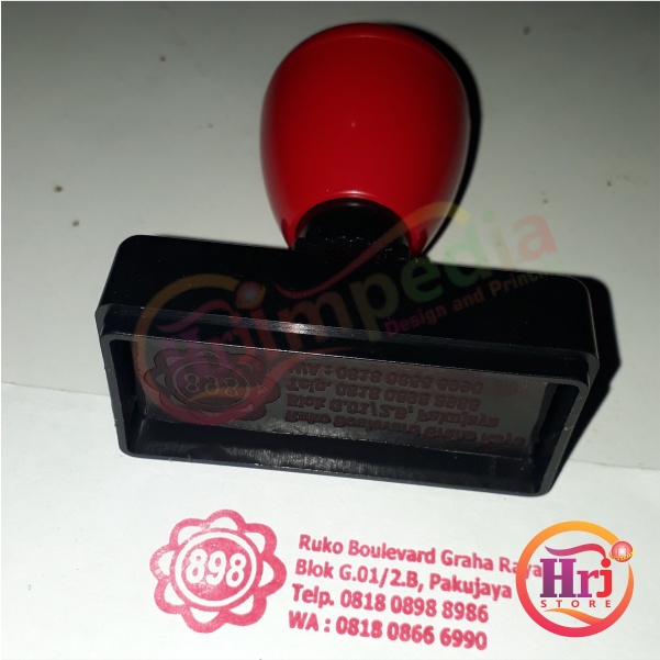 Jual Cetak Stempel Kotak Persegi Panjang | Cetak Stempel Otomatis Flash Warna | Shopee Indonesia