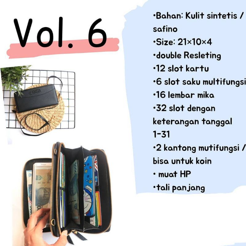Jual Dompet disiplin keuangan bulanan Yumeproject voll 6 | Shopee Indonesia
