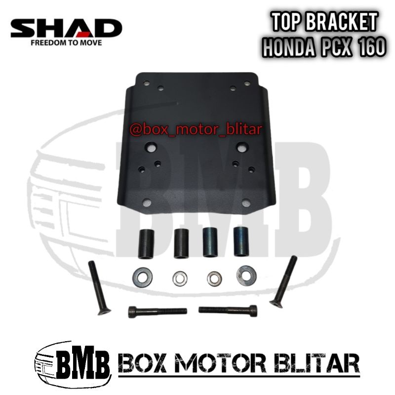 Jual Bracket Shad Honda PCX 160 Breket Original Top Case Rear Rack Box ...