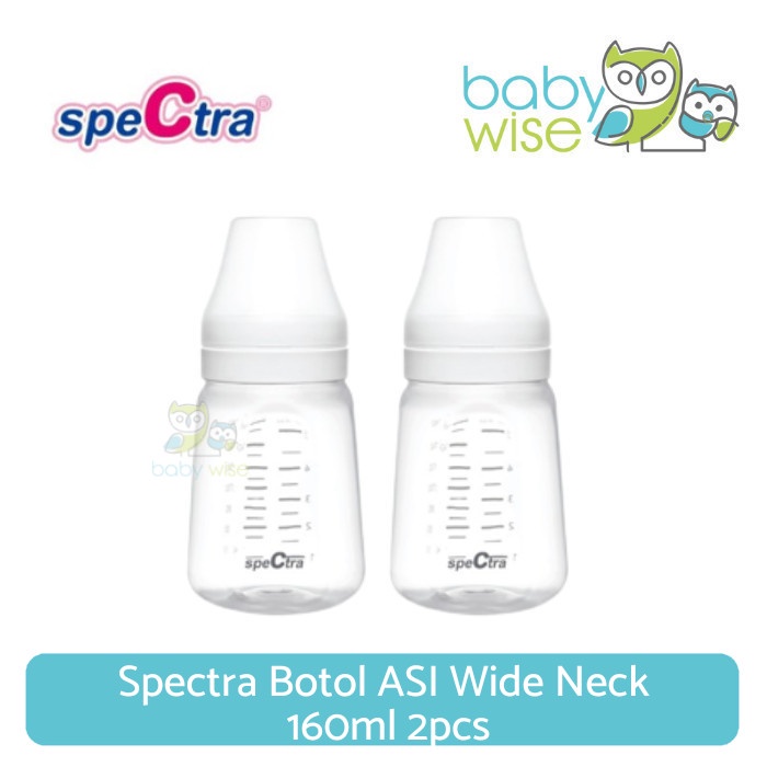 Jual Spectra Baby Bottle PP Storage Wide Neck 160ml 2pc | Shopee Indonesia