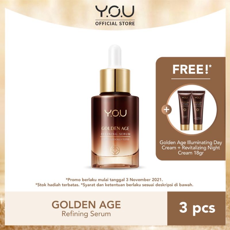 Jual YOU Golden Age Refining Serum 20ml [Skin- Renewal Activator ...