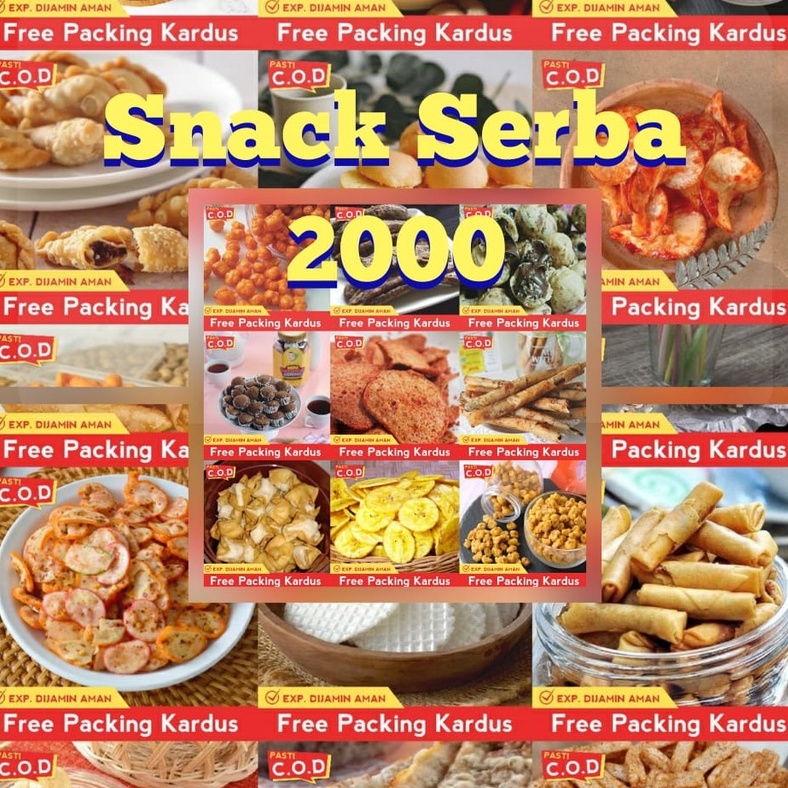 Jual SNACK SERBA 2000 JAJANAN SERBA SERBI VIRAL | Shopee Indonesia