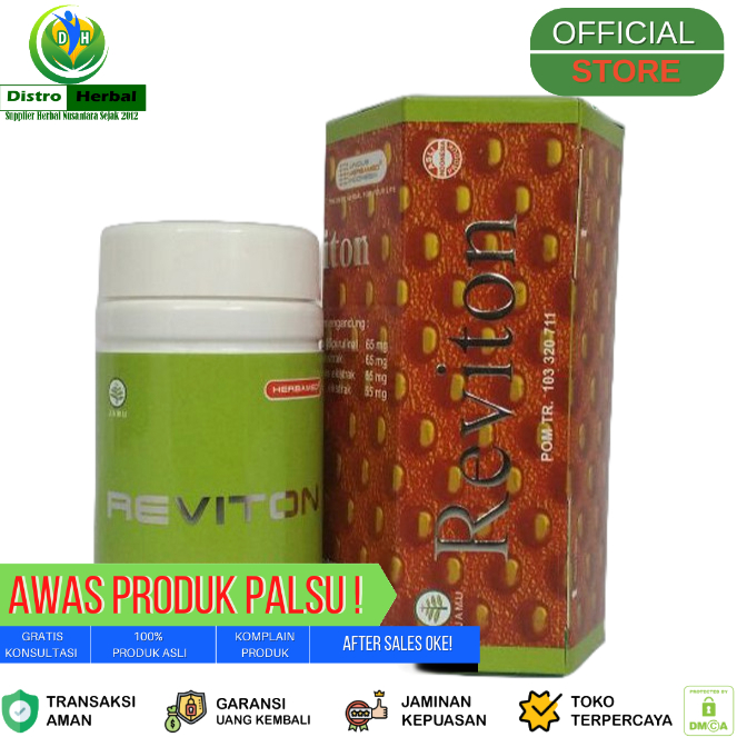 Jual Herbal Reviton Herbamed, Membantu Memelihara Daya Tahan Tubuh ...