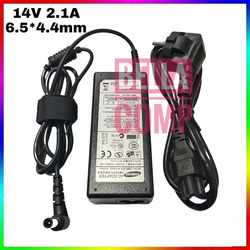 Jual Adaptor Charger LCD LED TV MONITOR SAMSUNG 14V -2.1A + Kabel Power ...