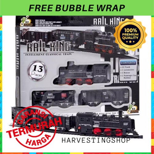 Jual Kado Hadiah Ulang Tahun Mainan Edukasi Edukatif Anak Kereta Api Classic Lokomotip Lokomotif ...