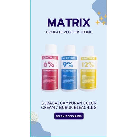 Jual Developer Matrix 100ml Repacking | Shopee Indonesia