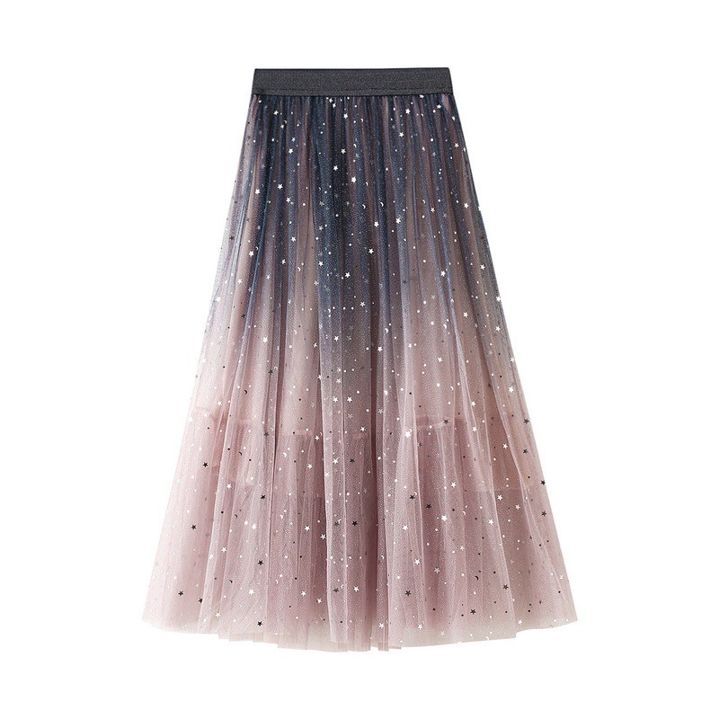 Jual Tutu Star Midi Teenager Skirt Premium ( Rok Tutu Bintang Gradasi ...