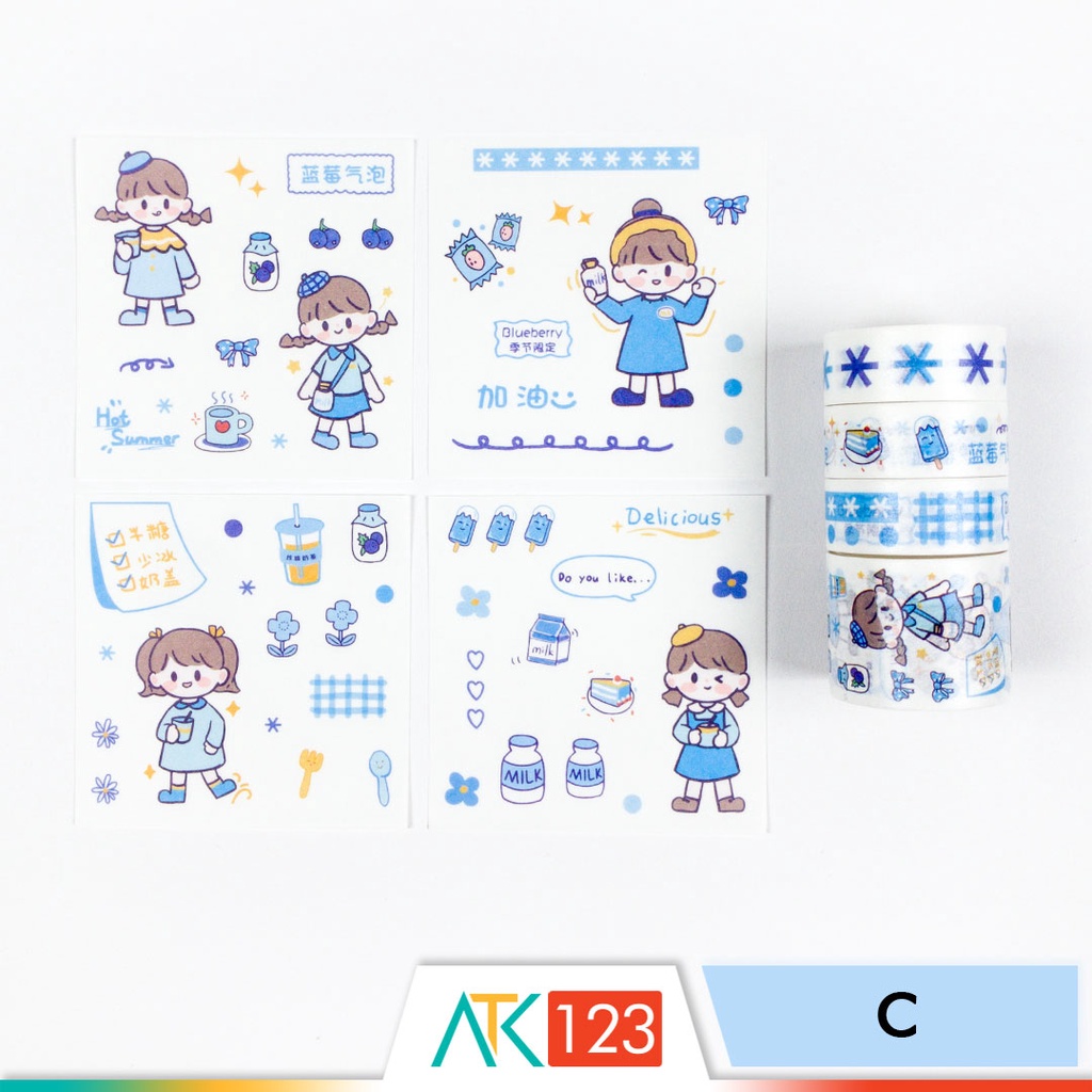 Jual Selotip Kertas Warna / Motif / Washi / Japanese Masking / Paper ...