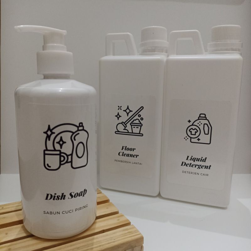 Jual READY - STICKER Min 5 pcs Laundry Sabun Waterproof Anti Air ...