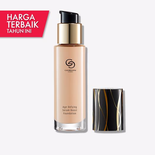 Jual Giordani Gold Age Defying Serum Boost Foundation + SPF 12 | Shopee Indonesia