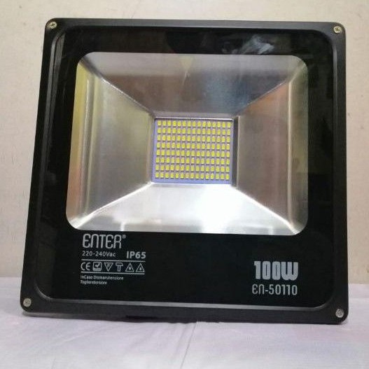 Jual ENTER FLOOD LIGHT / KAP LAMPU SOROT / LAMPU TEMBAK LED 100 WATT / LAMPU SOROT LED | Shopee ...