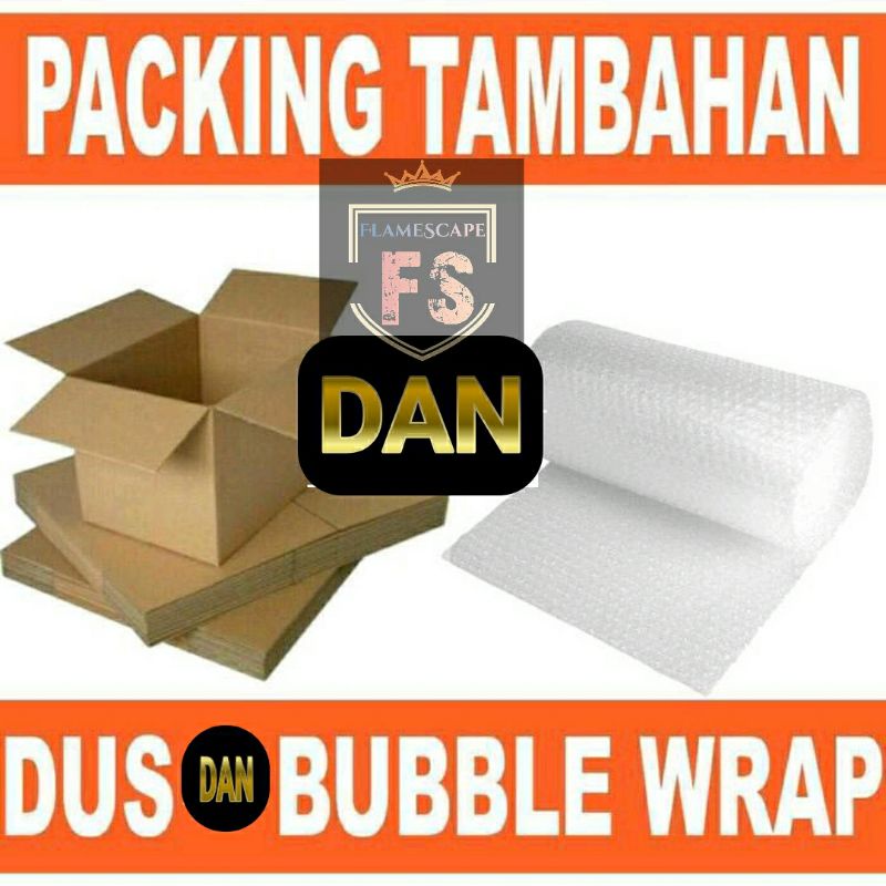 Jual Packing tambahan buble wrap dan dus | Shopee Indonesia