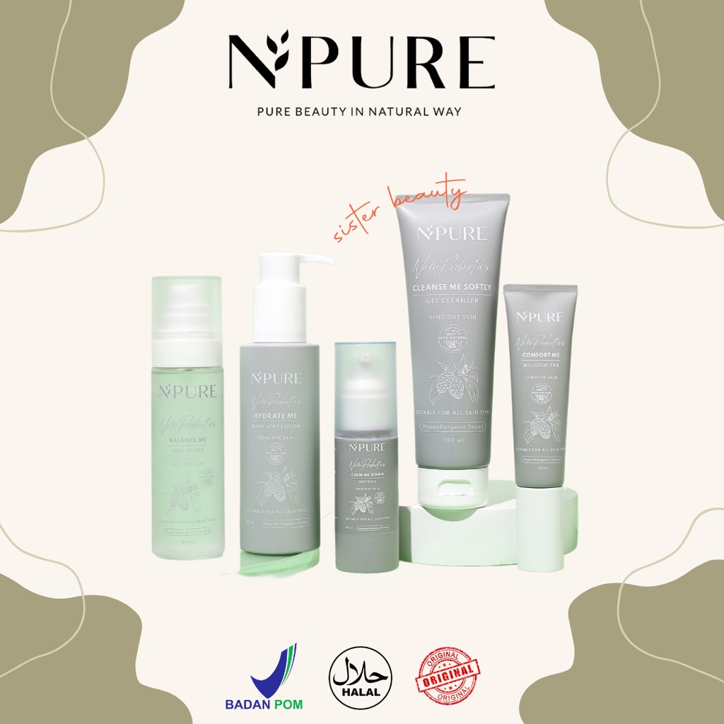 Jual SisterBeauty - Npure Noni Probiotic Series Face Wash 50ml 100ml ...