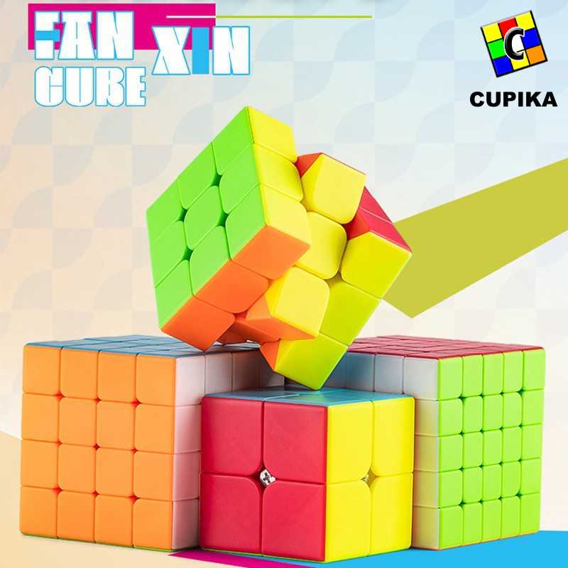 Jual Cube Puzzle 3x3 FAN XIN Stickerless MF3s moyu yongjun 3x3x3 | Shopee Indonesia